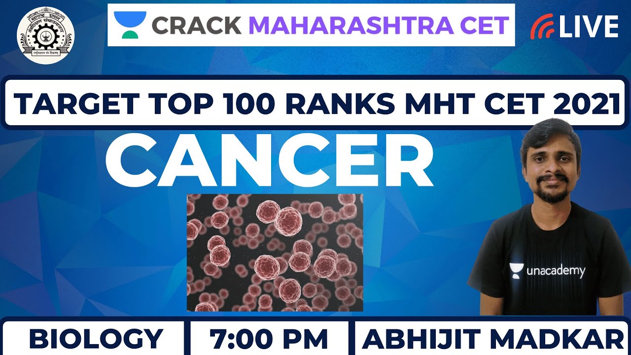Cancer | Biology | Target MHT CET 2020-2021 | Abhijit Madkar - YouTube
