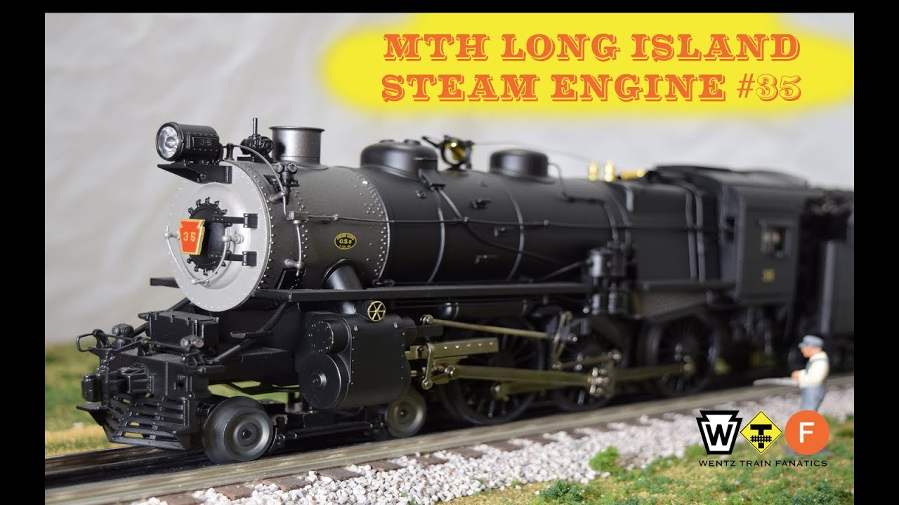 MTH 4-6-0 G5S LIRR #35 20-3660-1 - YouTube