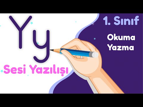 Y Sesi Yazılışı - Y Harfi Nasıl Yazılır Okunur - Harfleri Öğreniyorum