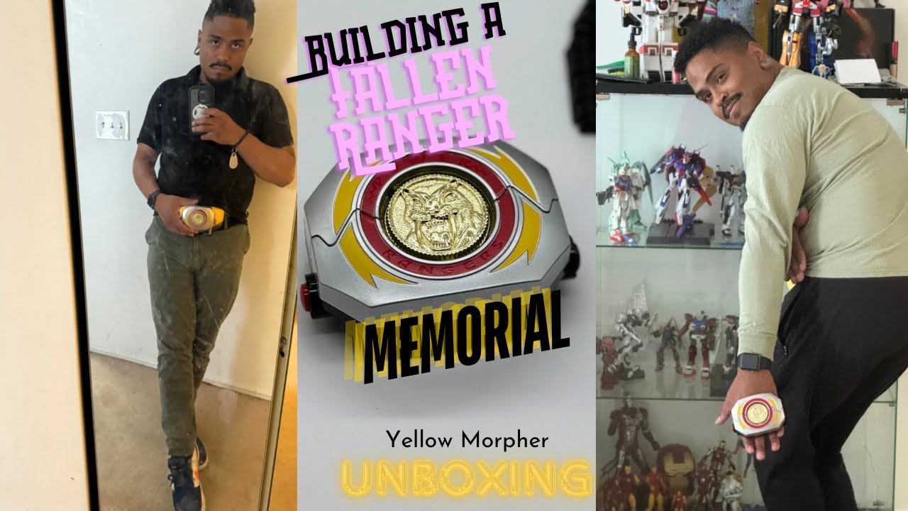 Building A Fallen Rangers Memorial | Unboxing lightning Collection MMPR ...