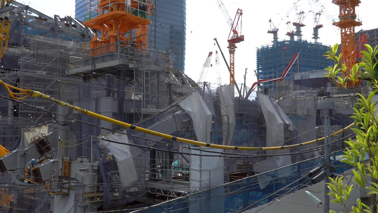 【虎ノ門・麻布台プロジェクト】（Toranomon-Azabudai Project） 完成時高さ日本一325mの超高層ビルの建設状況 ...