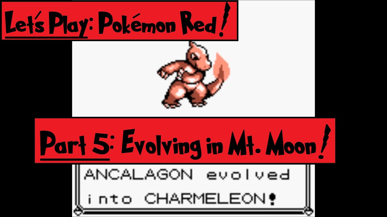 Let's Play: Pokémon Red | Part 5: Evolving in Mt. Moon! - YouTube