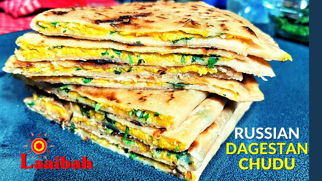 Chudu recipe of Dagestan Russia | Dagestan cuisine | Qutab Recipe - YouTube