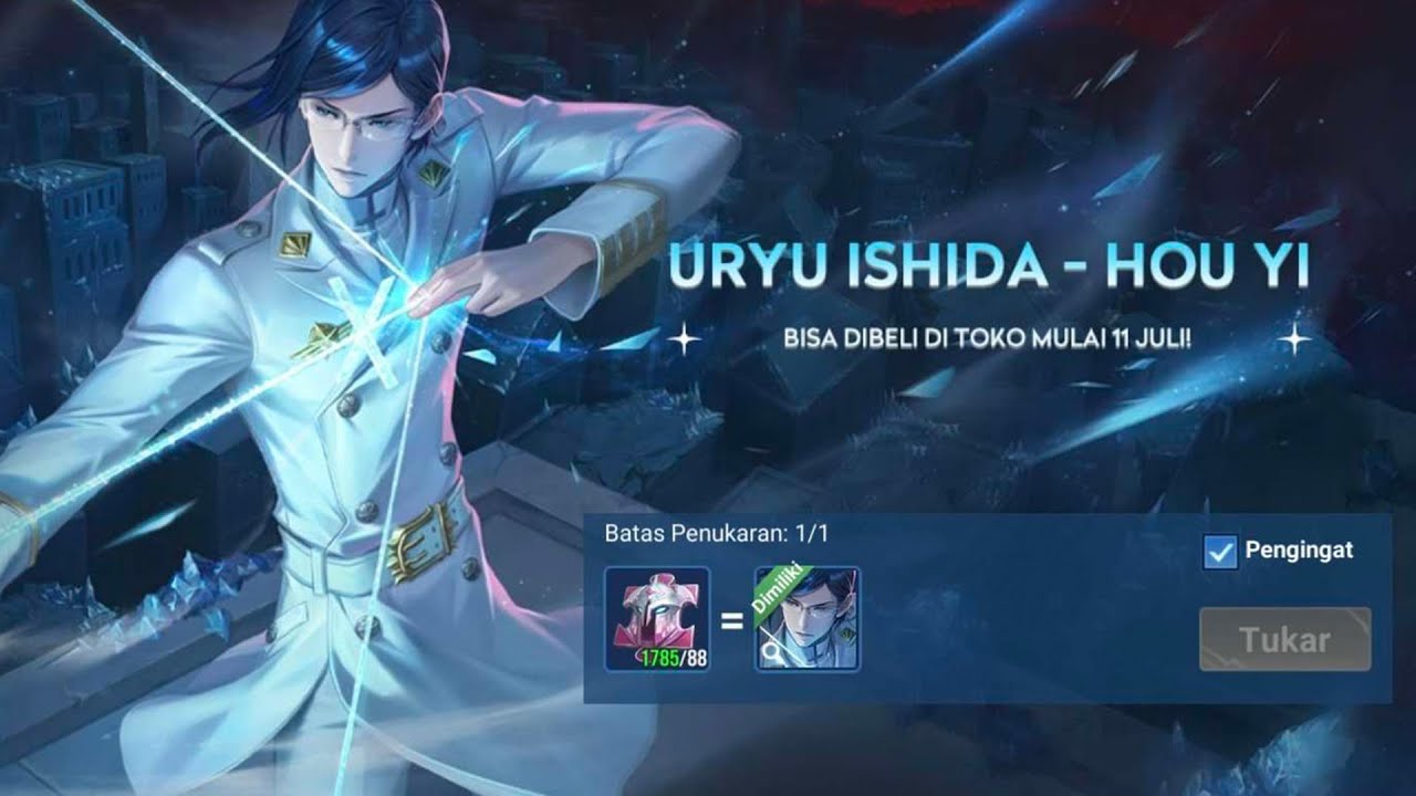 🔴LIVE - EVENT BARU Uryu Ishida Hou Yi HANYA 88 Skin Fragment! - HOK ...