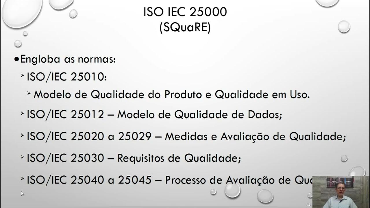 Organismos Normativos & Normas de Qualidade ISO IEC 25000 - SQuaRE - YouTube