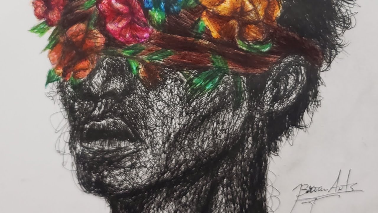How to draw using scribble technique - YouTube