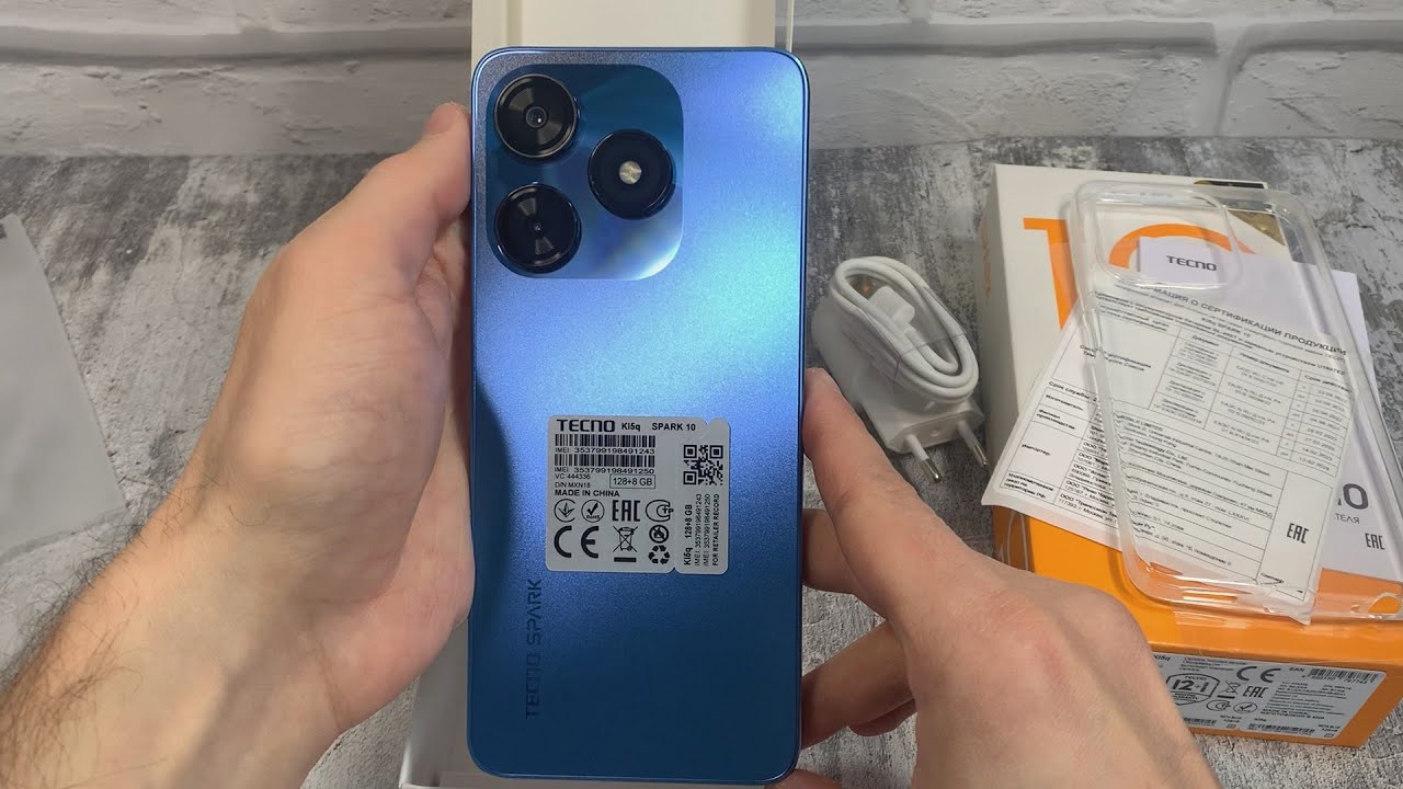 Смартфон Tecno Spark 10 8/128GB Meta Blue. Синий. Быстрый обзор ...