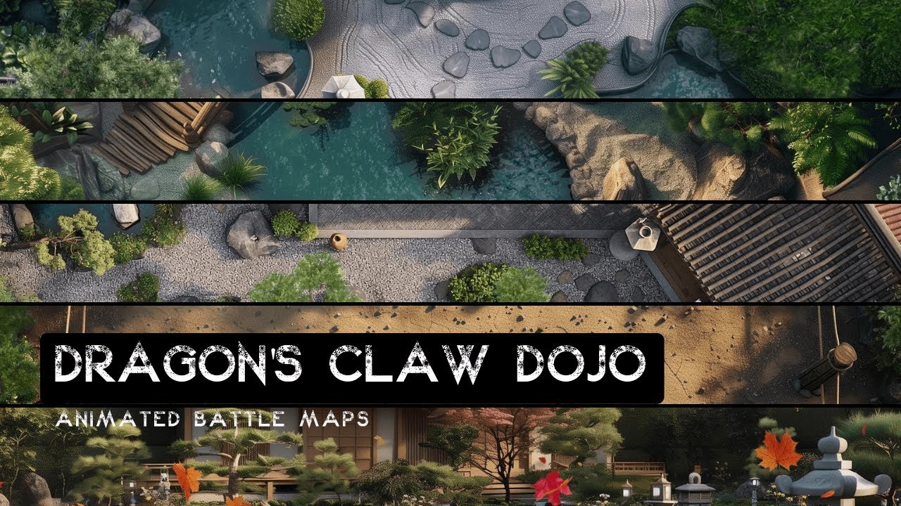 D&D | Dragon's Claw Dojo Trailer | Animated Battle Maps - YouTube