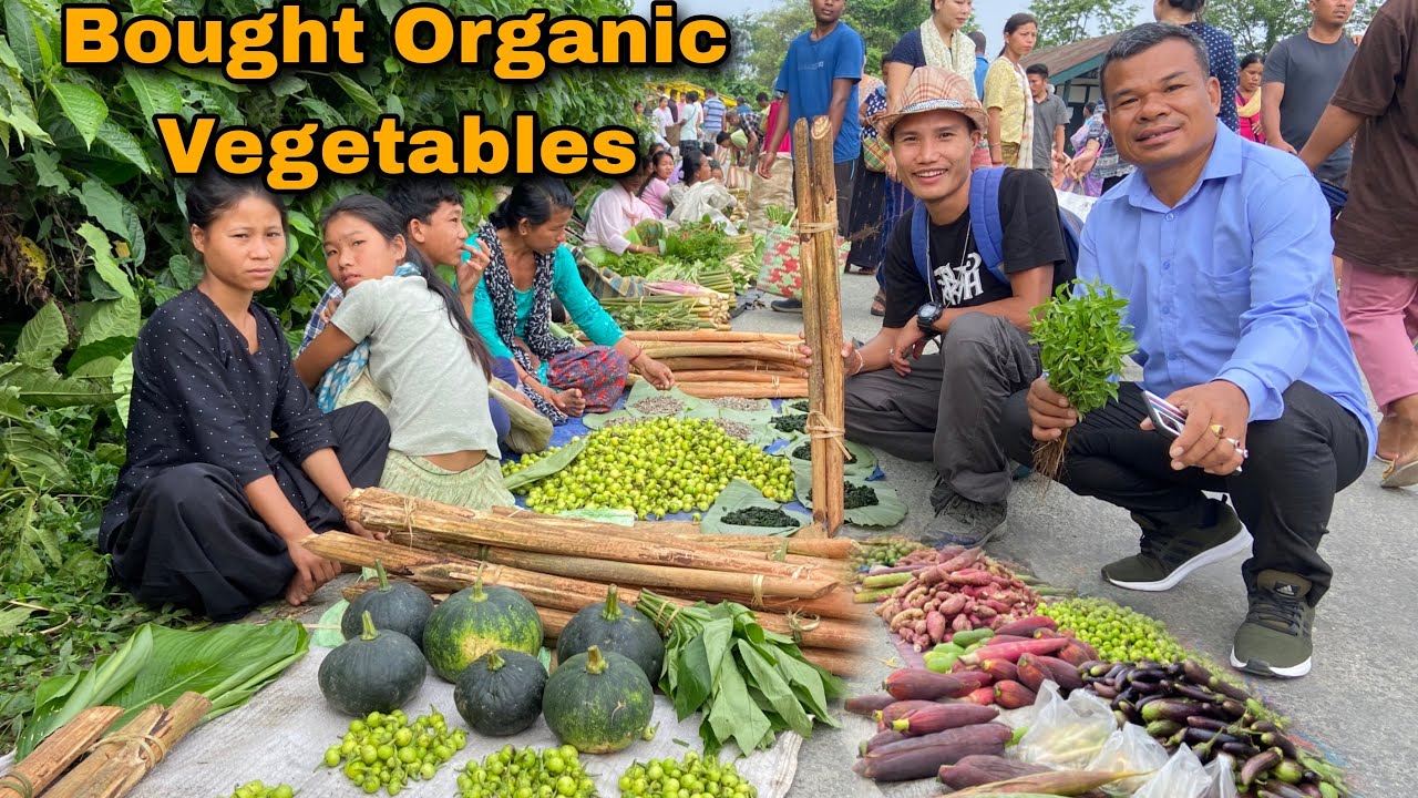 Bought Organic Vegetables With Father-in-Law🥰 || Fresh Vegetable Market ...