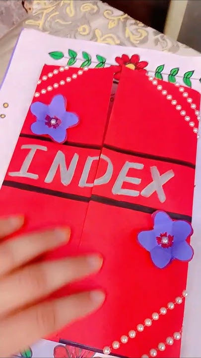 How To Make Index Page/ Index Page Decoration For Project File/Unique Design For Index #shorts # ...
