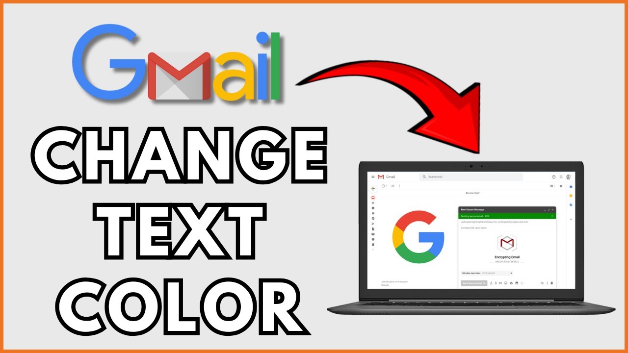 How to Change Text Color in Gmail 2025? - YouTube