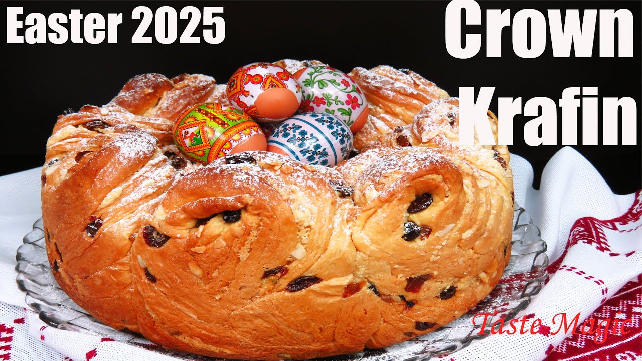 Crown KRAFIN EASTER CAKE👑Best Easter pie ever, Easy Easter baking ...