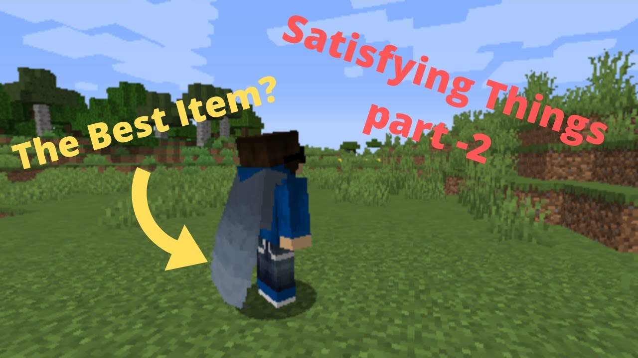 Top 6 Extremely satisfying things in Minecraft #2 - YouTube