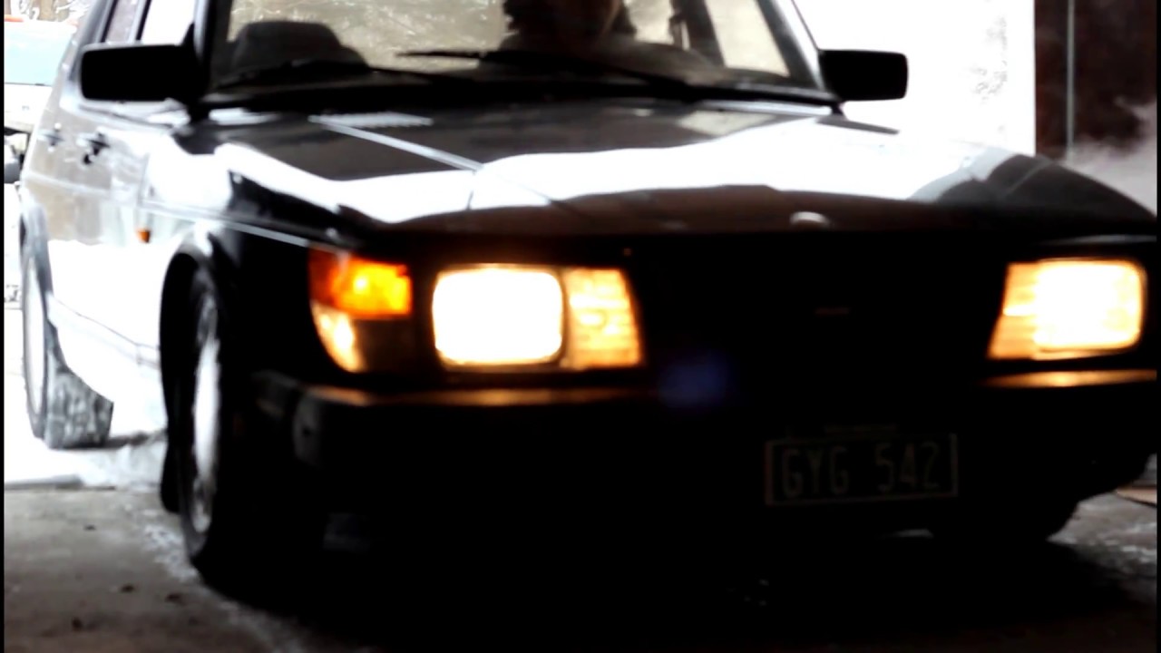 949 Productions: Slammed 86' SAAB 900 8v - YouTube