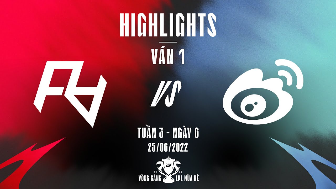 RA vs WBG | Highlights - Game 1 | Tuần 3 Ngày 6 | LPL Mùa Hè 2022 - YouTube