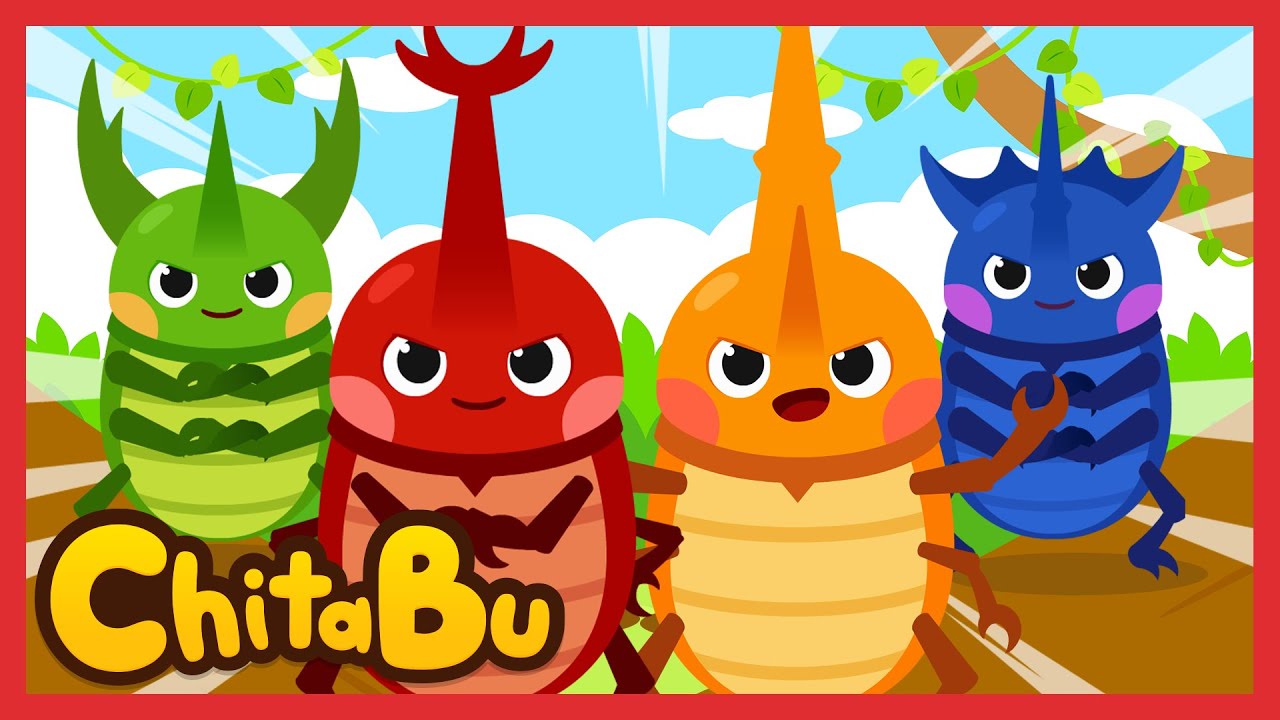 Die Nashornkäfer | Beliebte Kinderlieder | #Chitabu - YouTube