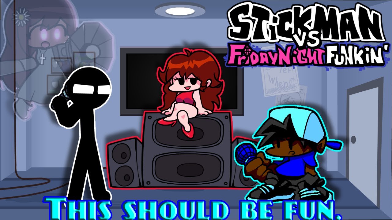 Friday night funkin' crazygamer VS Stickman? (FNF VS stickman mod ...