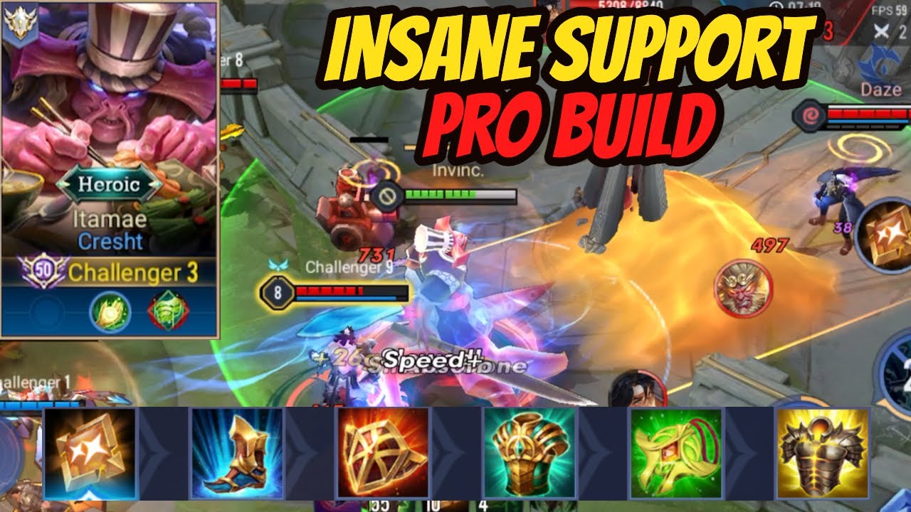 CRESHT SUP IS OP IN CHALLENGE OF VALOR (SOLO MODE) | AoV | 傳說對決 | RoV ...