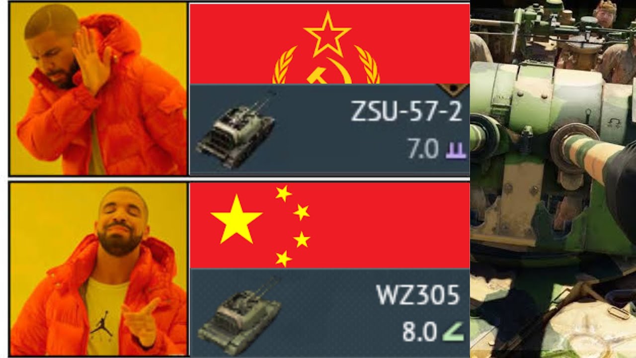 Upgraded ZSU-57 - WZ305.exe - YouTube