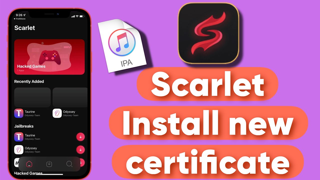 New Scarlet iOS | how Install Scarlet manually No Revoke New ...
