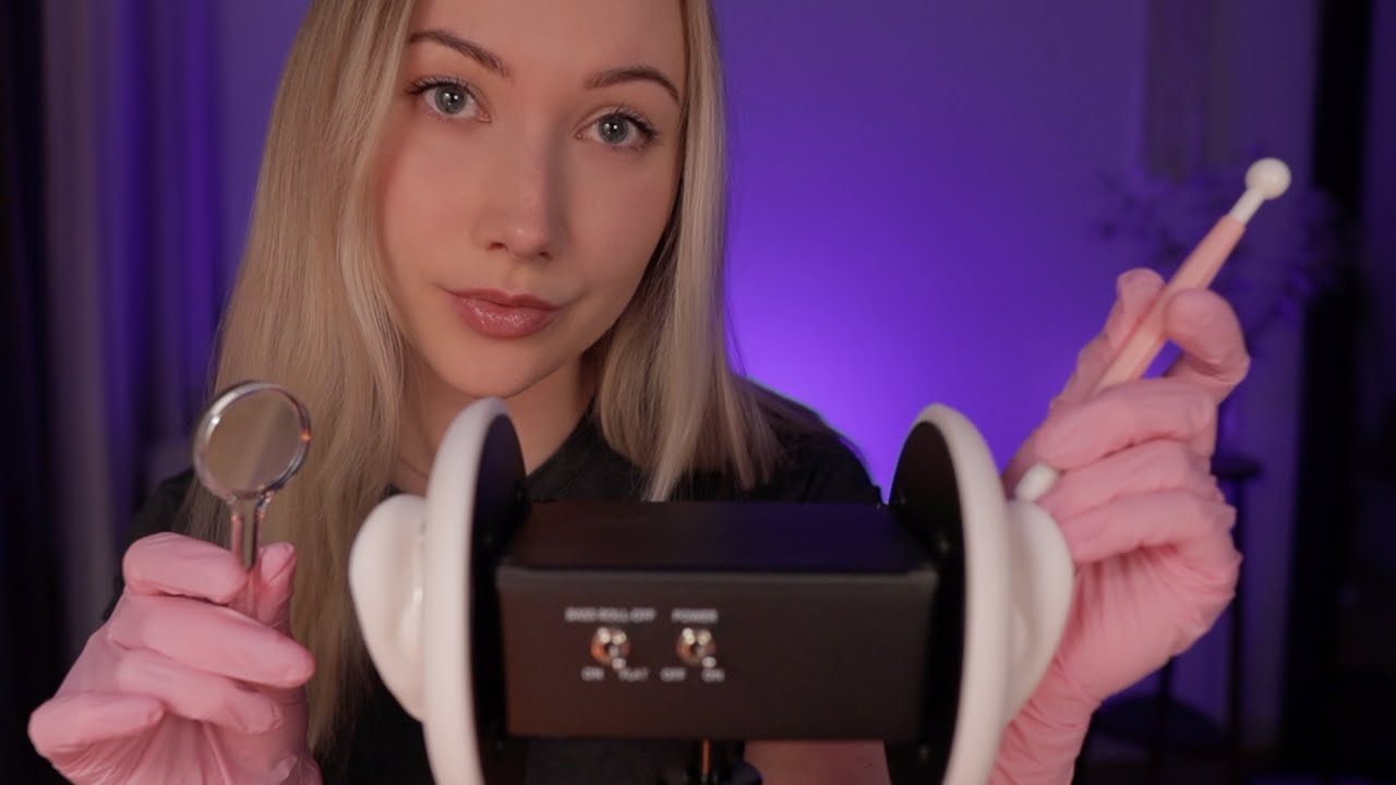 ASMR Gentle Ear Examination & Massage | Check-Up with Medical Tools ...
