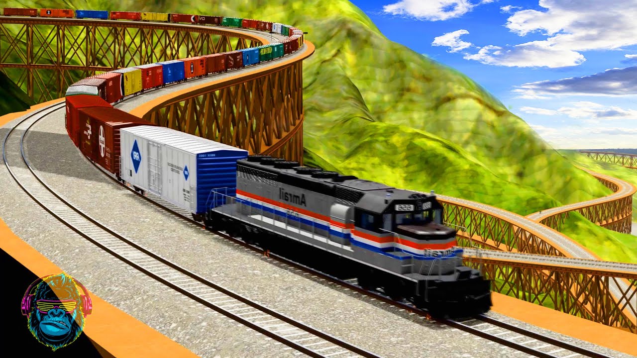Bad Railway Dispatcher Accidents Derailments BEAMNG.Drive LIVE STREAM ...
