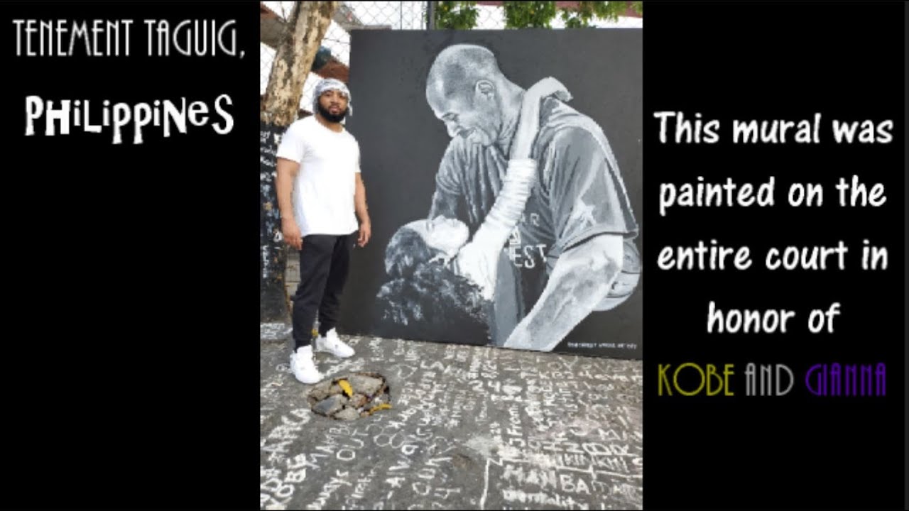 The Tenement in Taguig, Philippines, the place of the full court mural ...