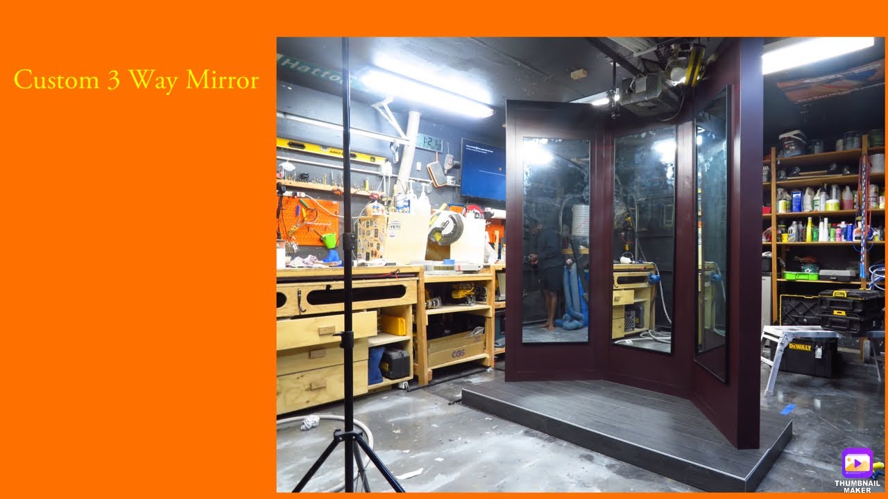 Custom 3 Way mirror (tailors suits ) - YouTube