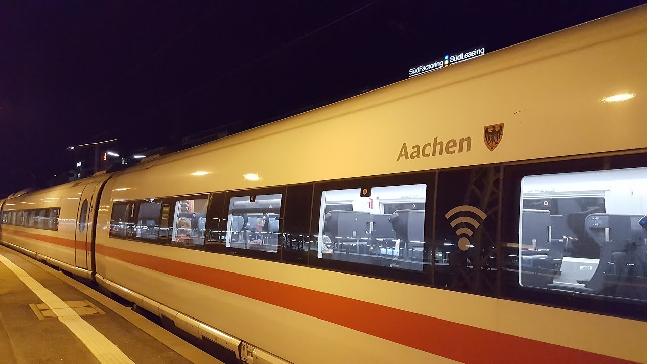 400. ICE 3 Video: "Aachen" ICE 3 in Stuttgart Hbf: ICE615 München Hbf ...