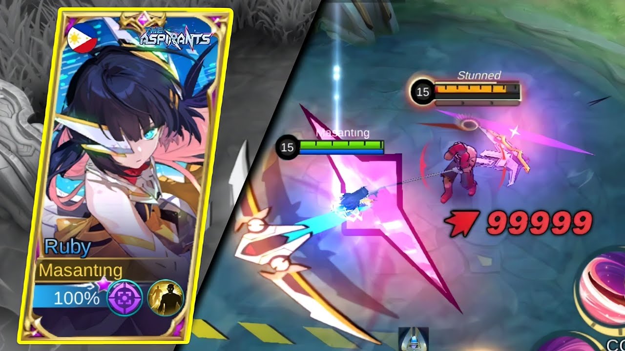 RUBY ASPIRANTS SKIN IS HERE!! RUBY BURST BUILD GAMEPLAY! ( FREE ...