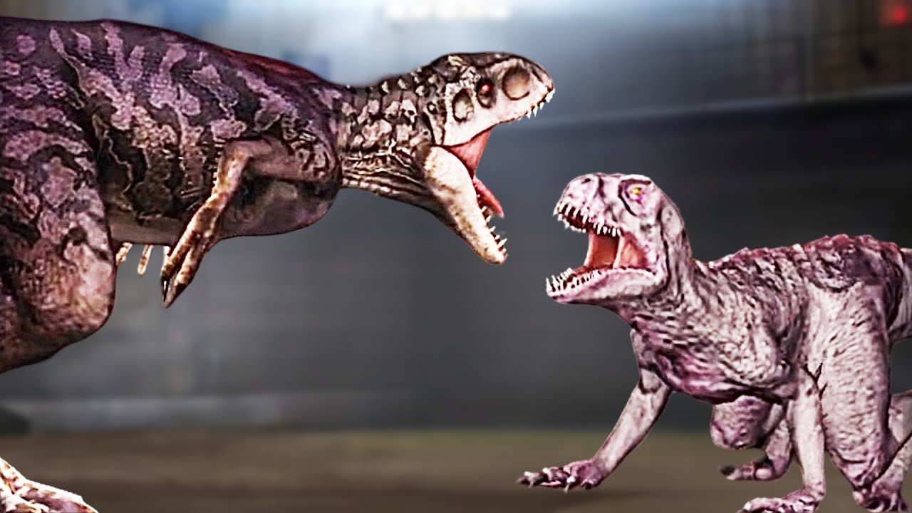 Jurassic World Battle - Indominus Rex Vs Scorpios Rex - YouTube