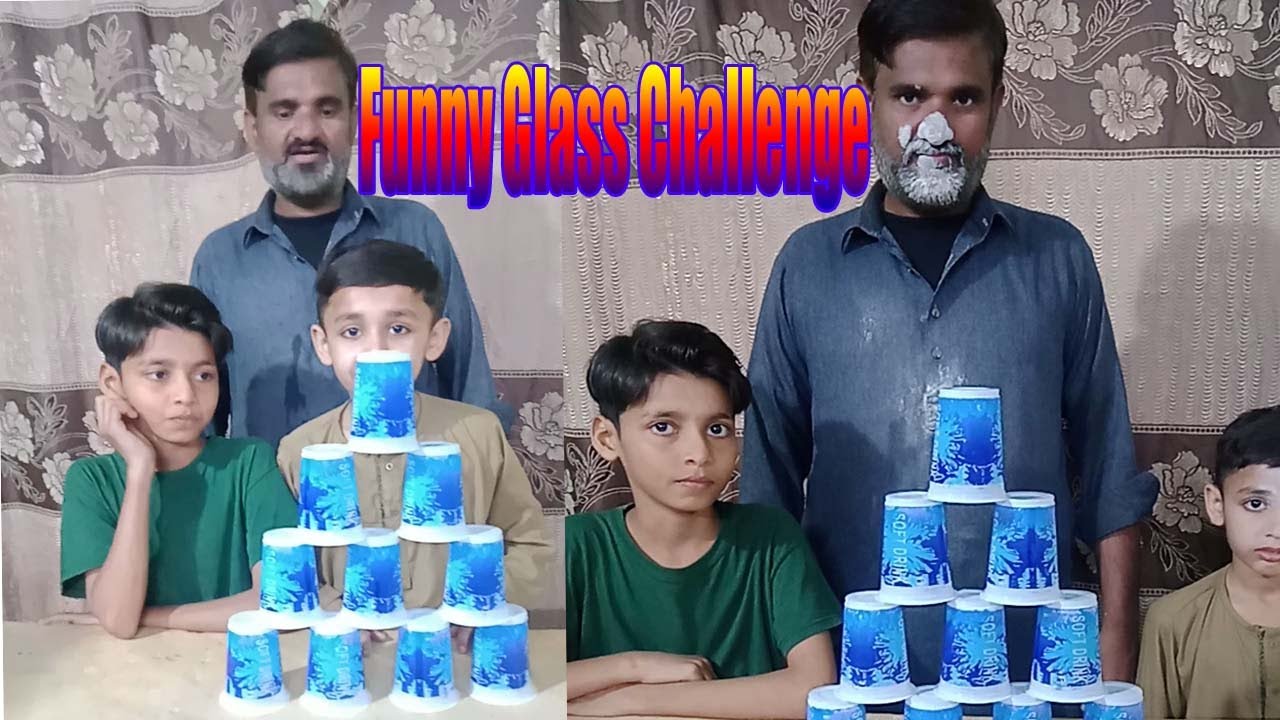Put The Glass In Glass Challenge // Funny Challenge - YouTube