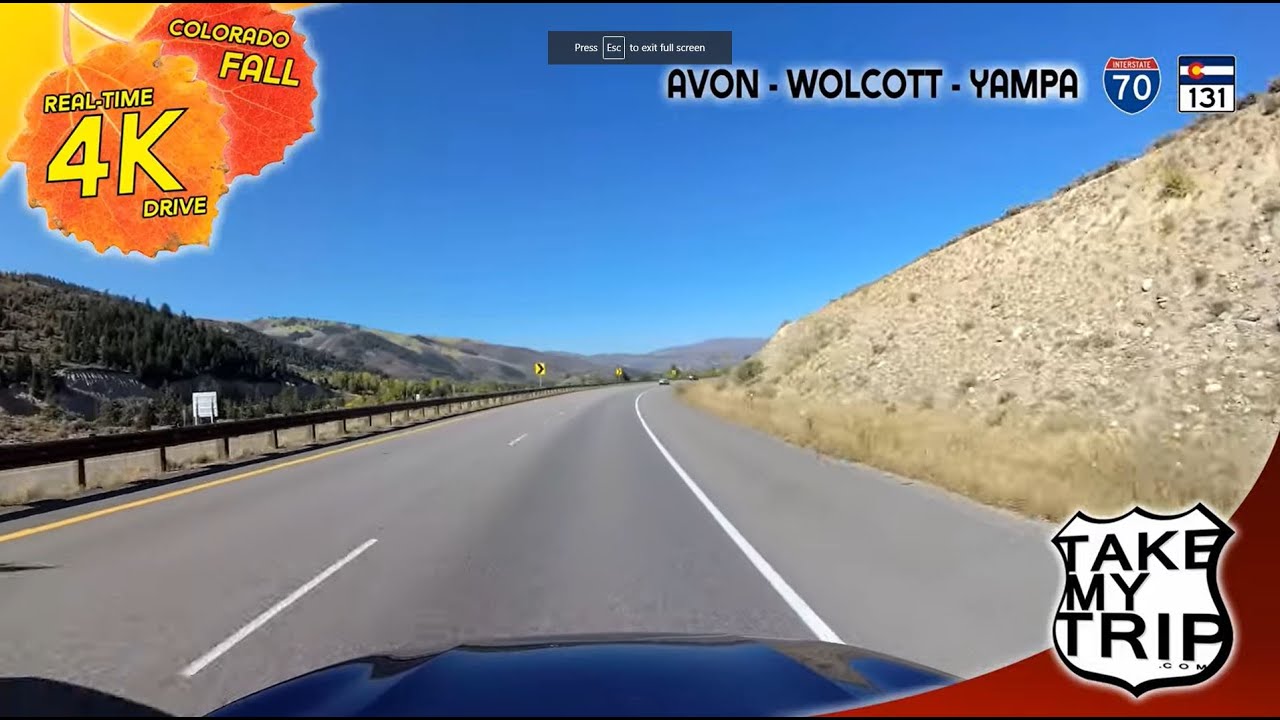 A drive up Colorado Highway 131: Wolcott, Tonopas, Yampa, during fall ...