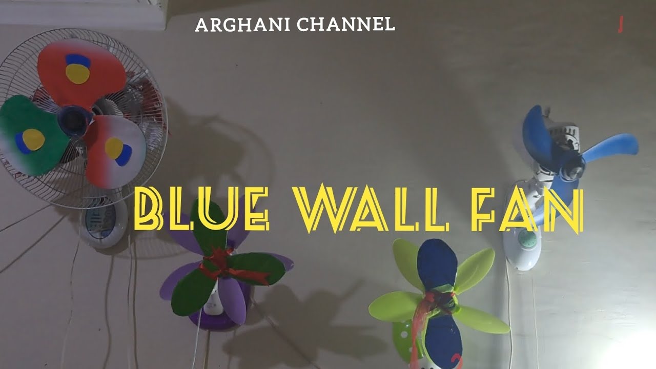 blue wall fan - YouTube