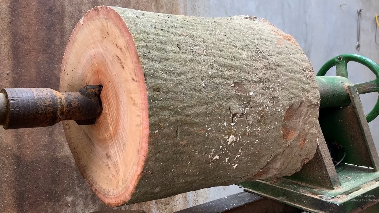 Creative Woodworking Skills Excellent Worker Shows Wood Turning Talents on Lathes - YouTube