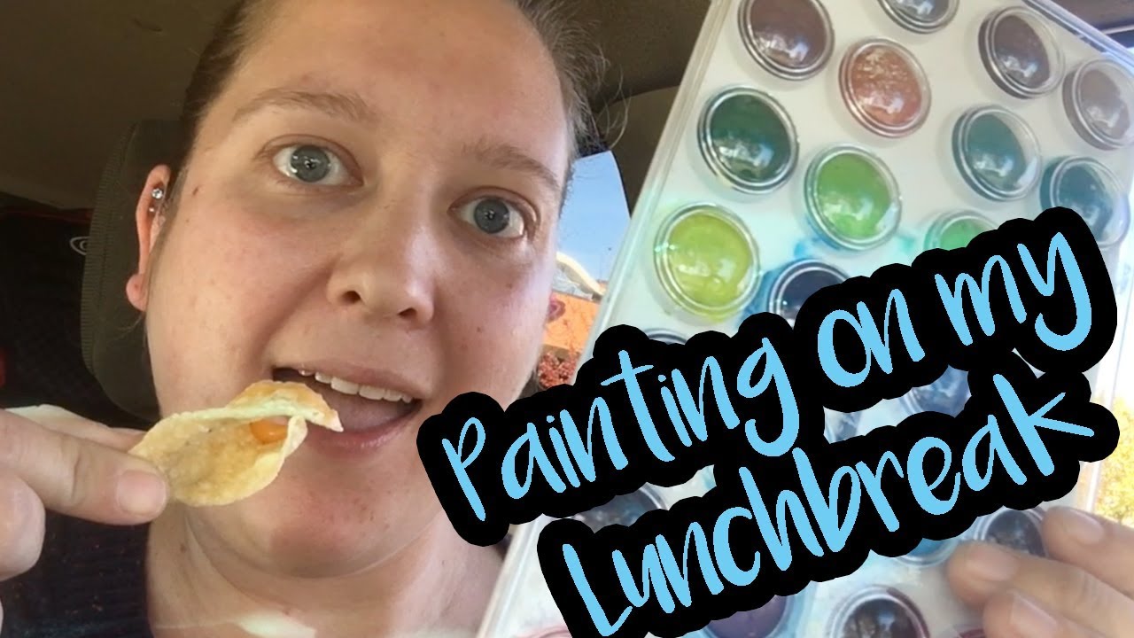 Lunch Break Art - Painting in my Car - YouTube