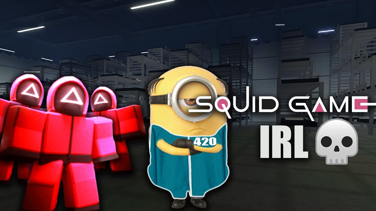 minion tries squid game irl - YouTube