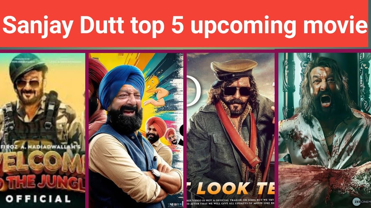 Sanjay Dutt upcoming movie 2025-26| top 5 upcoming movie Sanjay Dutt ...