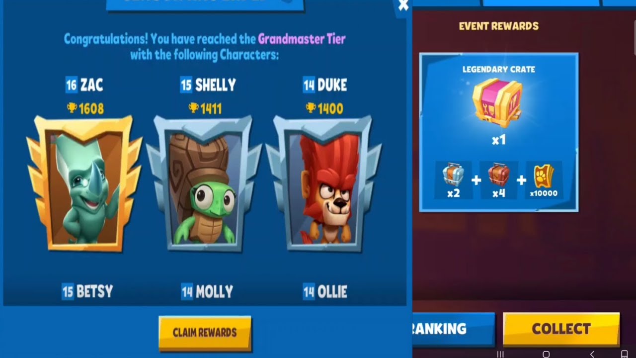 Collecting end of season rewards + top 10% rewards + huge crate opening ...