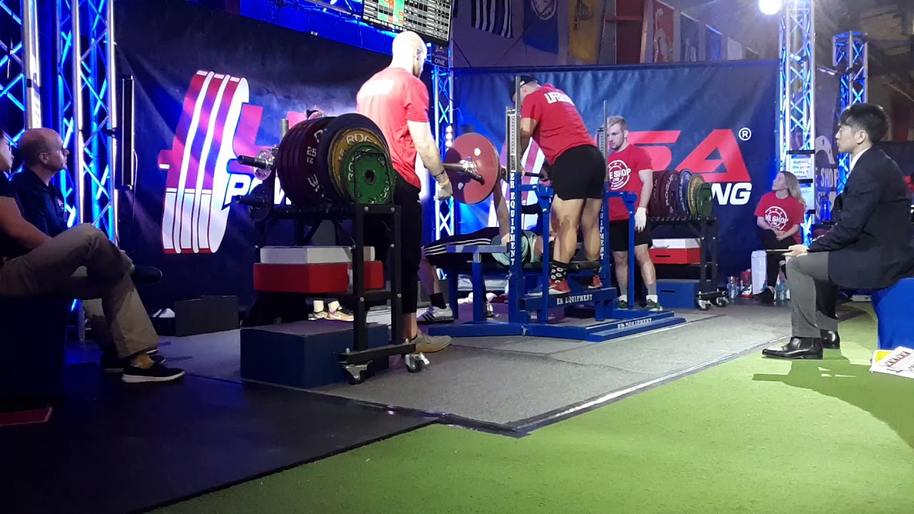 Conley Auvil 75kg Bench Press @2020 USAPL Virginia Single Lift ...