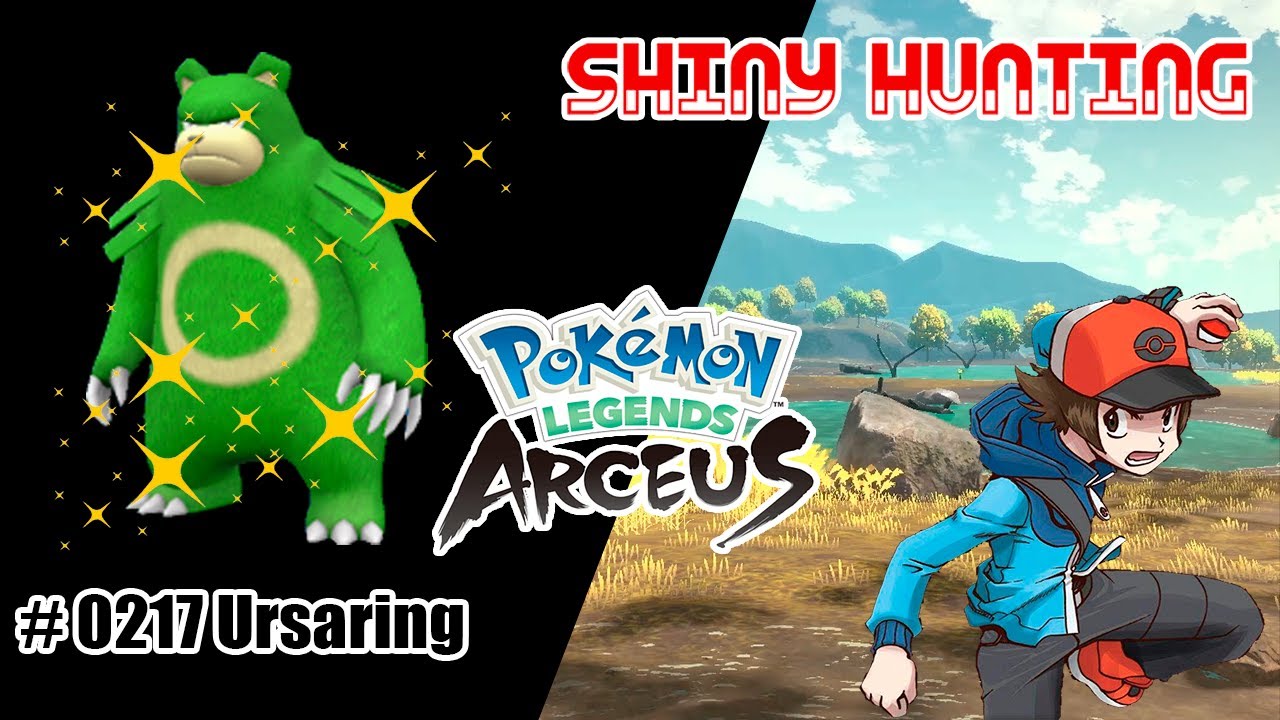 Shiny Hunting | Pokémon Legends, Arceus | 0217 Ursaring - YouTube