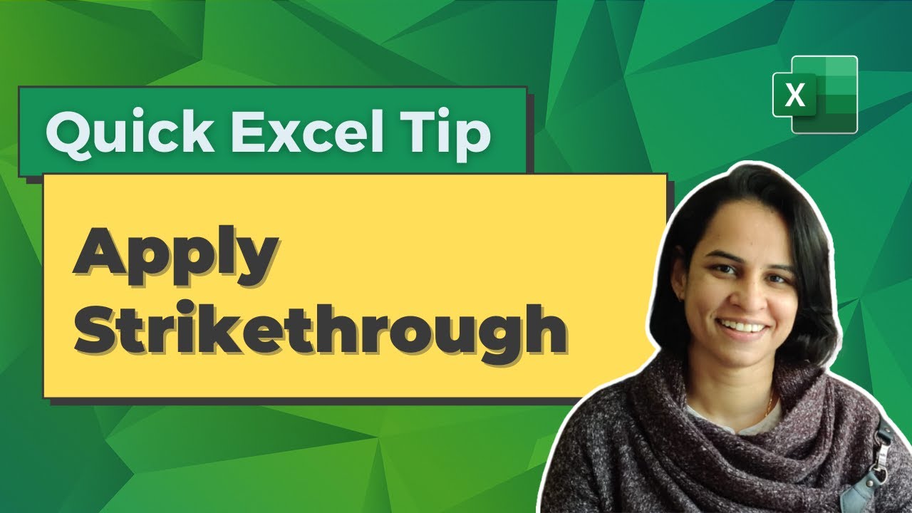 Keyboard Shortcut To Apply Strikethrough In Excel YouTube Keyboard Shortcut To Apply Strikethrough In Excel YouTube