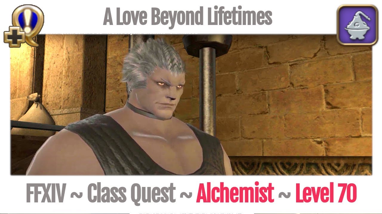 FFXIV Alchemist Class Quest Level 70 ~ Stormblood ~ A Love Beyond ...