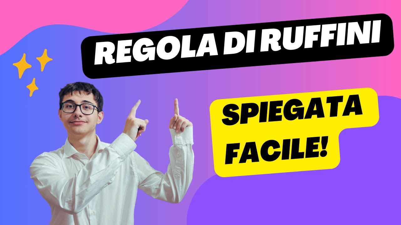 Metodo di Ruffini, Spiegazione con esempio! - YouTube