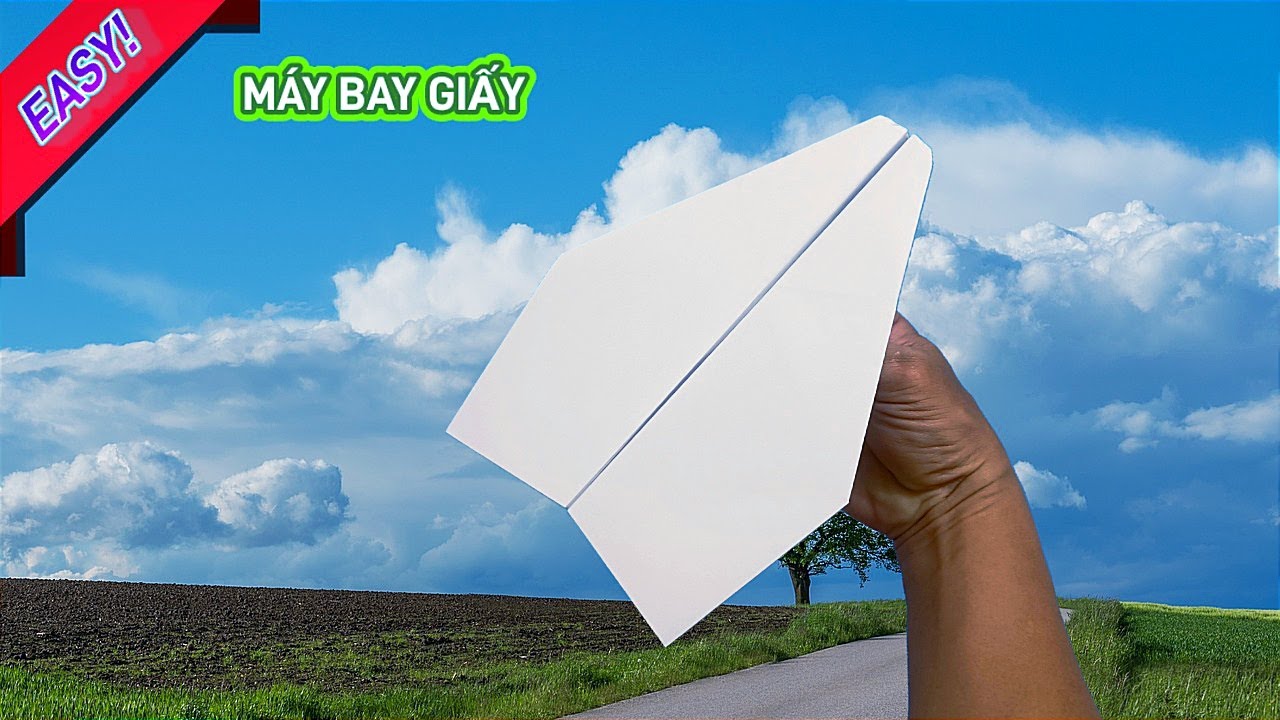 Cách làm máy bay giấy dễ dàng bay thật xa | gấp máy bay giấy | máy bay ...