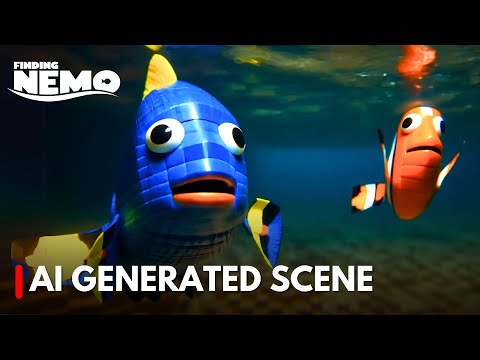 FINDING NEMO Escaping The Whale but it’s ruined by AI