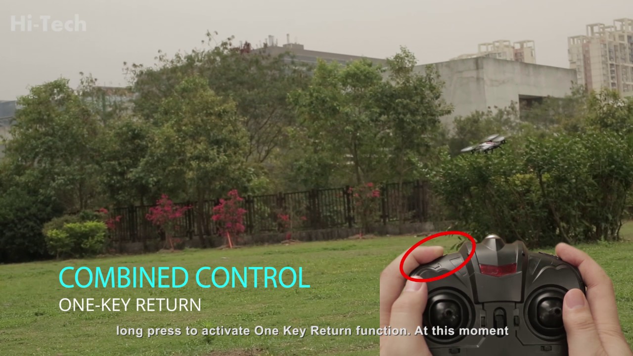 Generation 2: Hi-Tech 2.4GHz 6-Axis RC Car Flying Drone with Car Mode ...