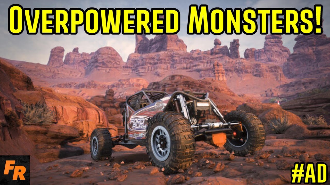 #AD Throwing Overpowered Monsters Offroad In Overpass 2 - YouTube