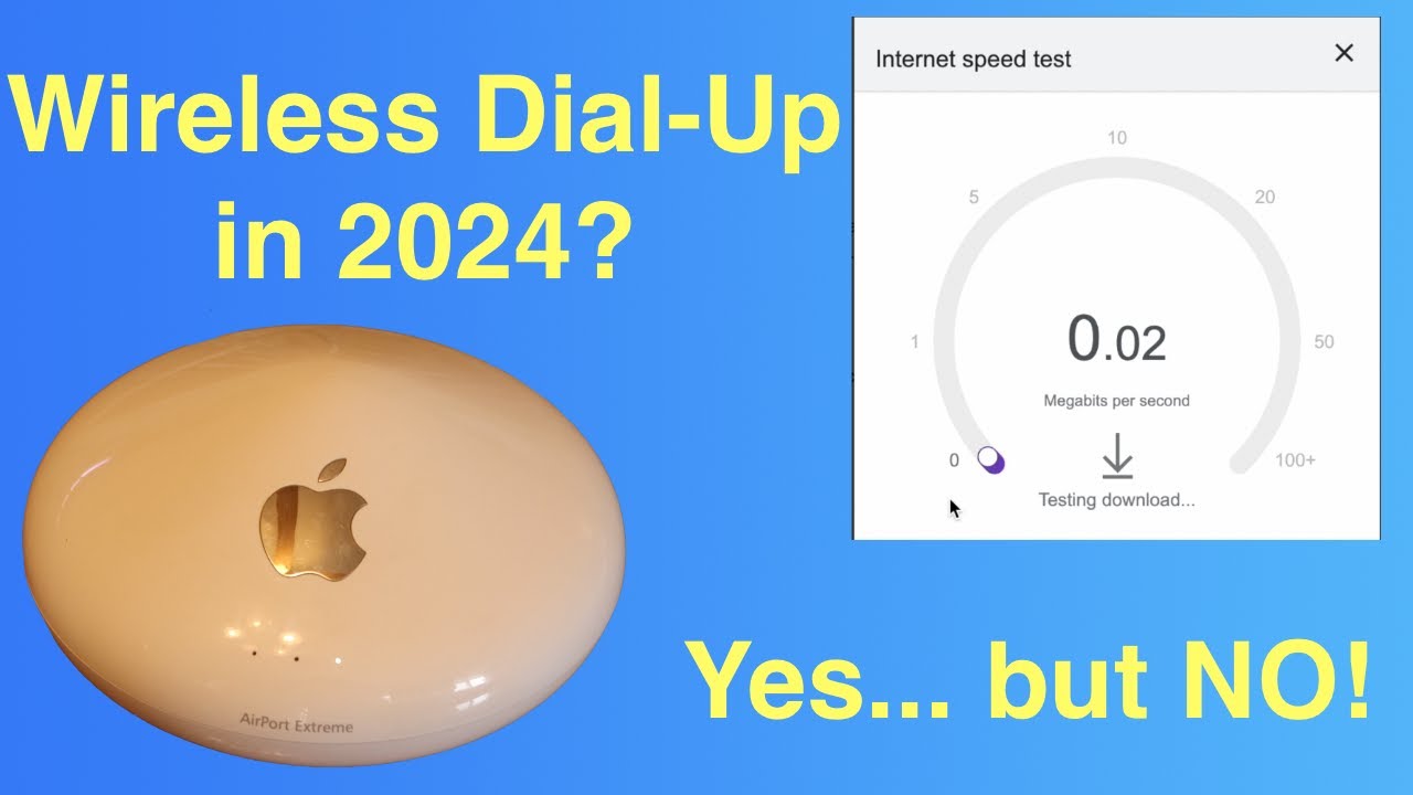 Wireless Dial-up Internet in 2024! - YouTube