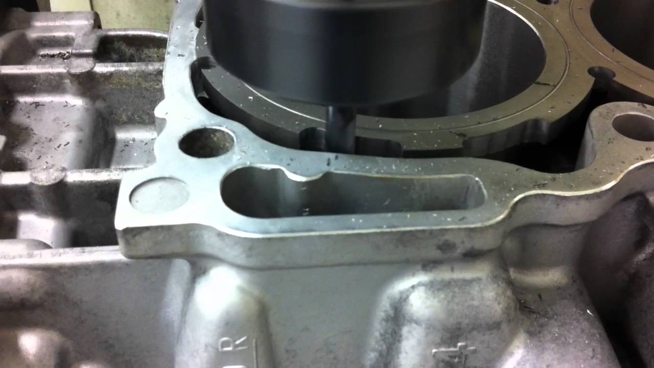Subaru Ej20 water jacket hole blend - YouTube